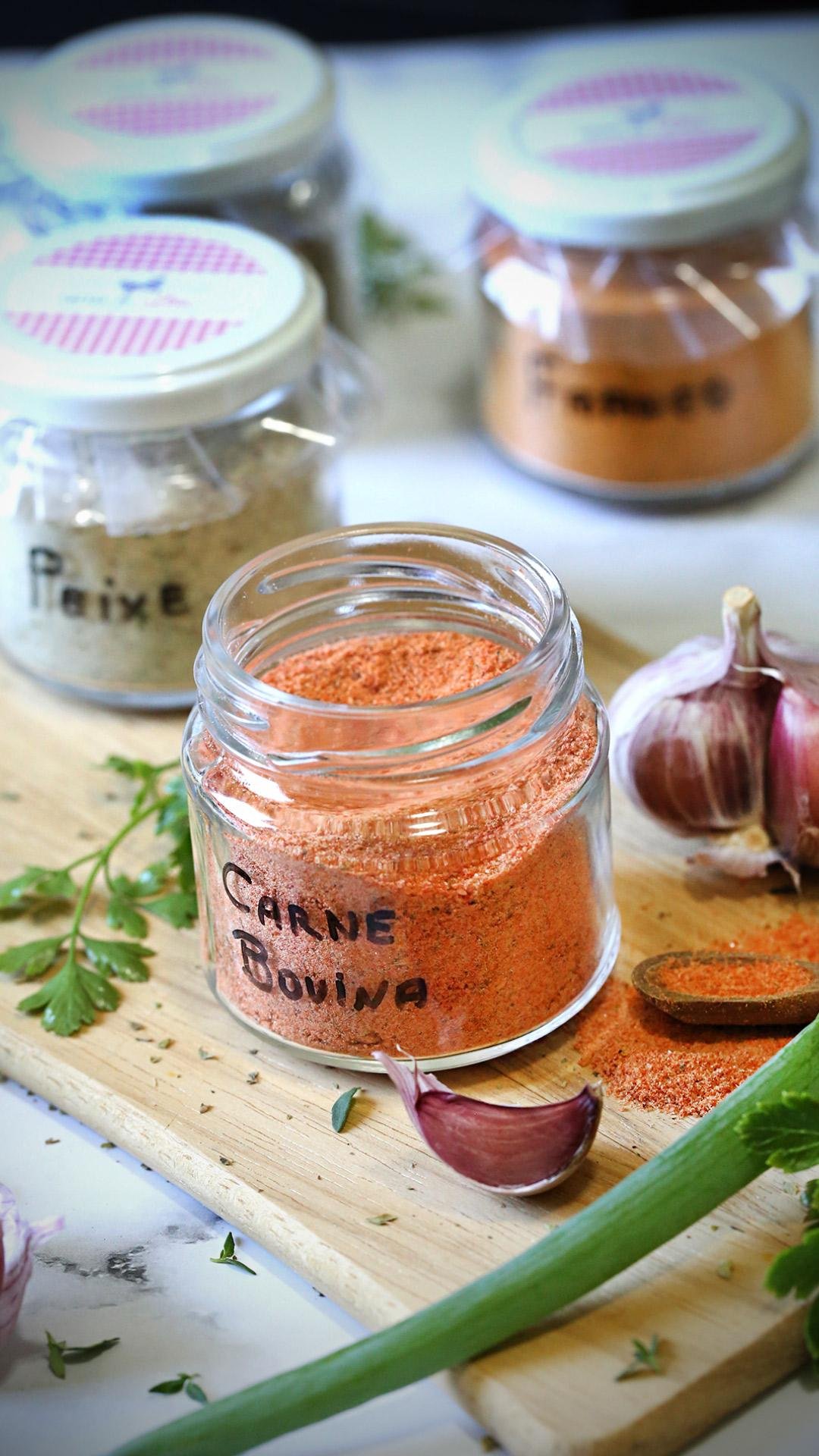 Temperos caseiros pronto ou sal temperado - Coisas da Leia