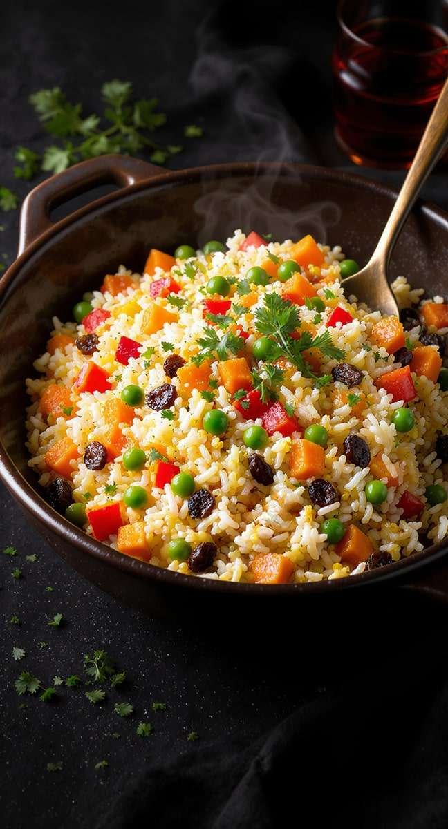 Arroz à grega: um arco-íris no prato - Coisas da Léia